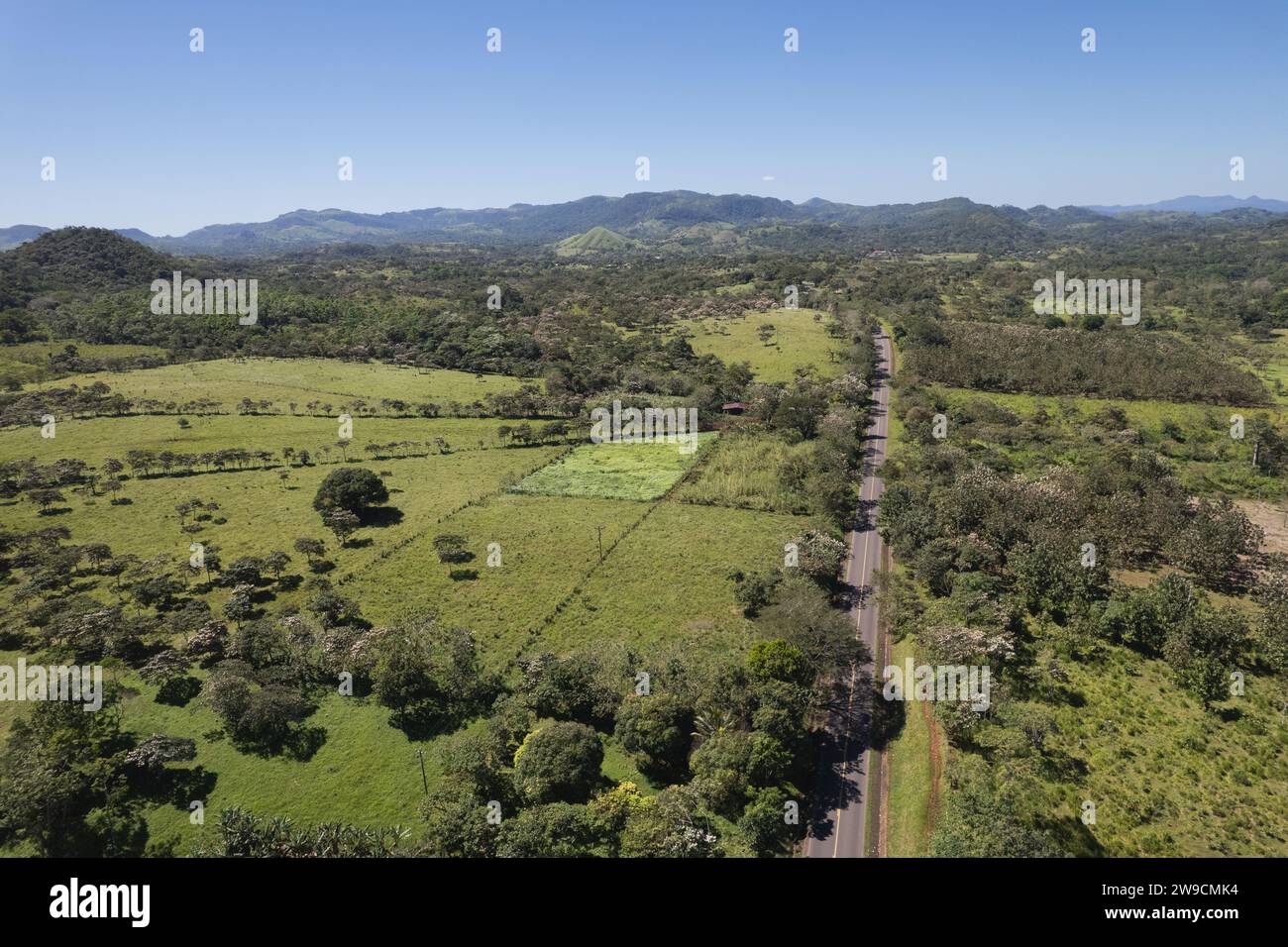 Aerial view central roadway in hi-res stock photography and images - Alamy