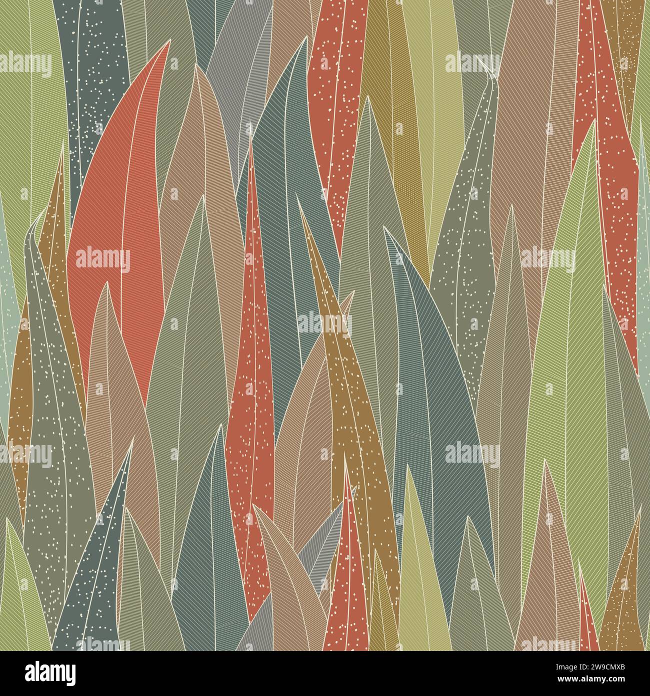 Stylized leaves hi-res stock photography and images - Alamy