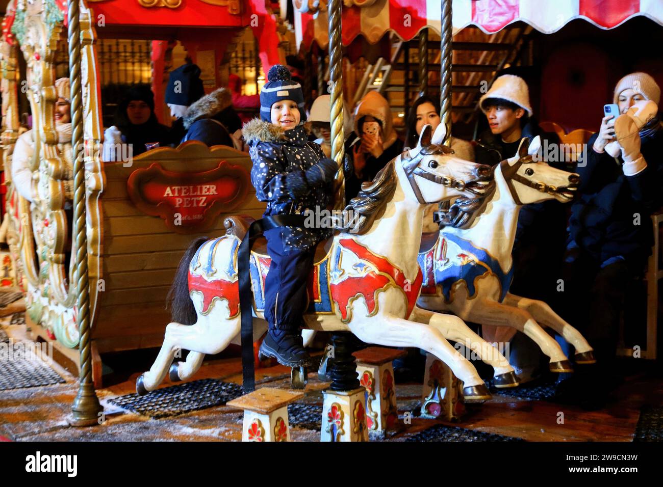 Two story carousel hi-res stock photography and images - Alamy