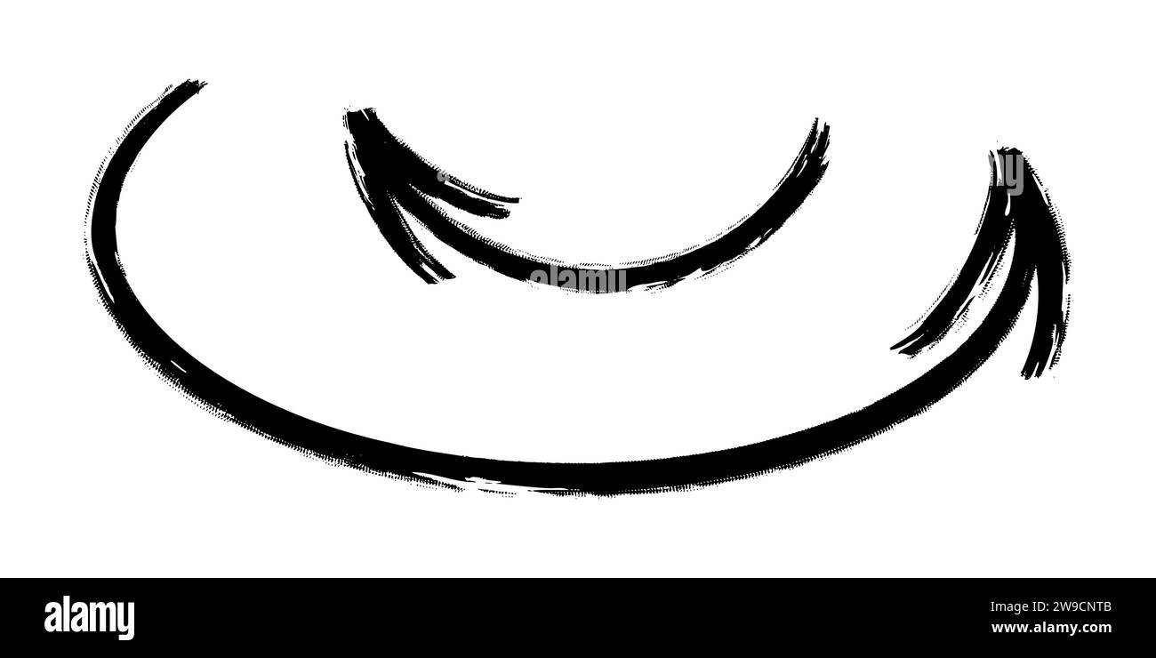 Grunge arrow. Brush painted arrow with marker texture. Vector ...