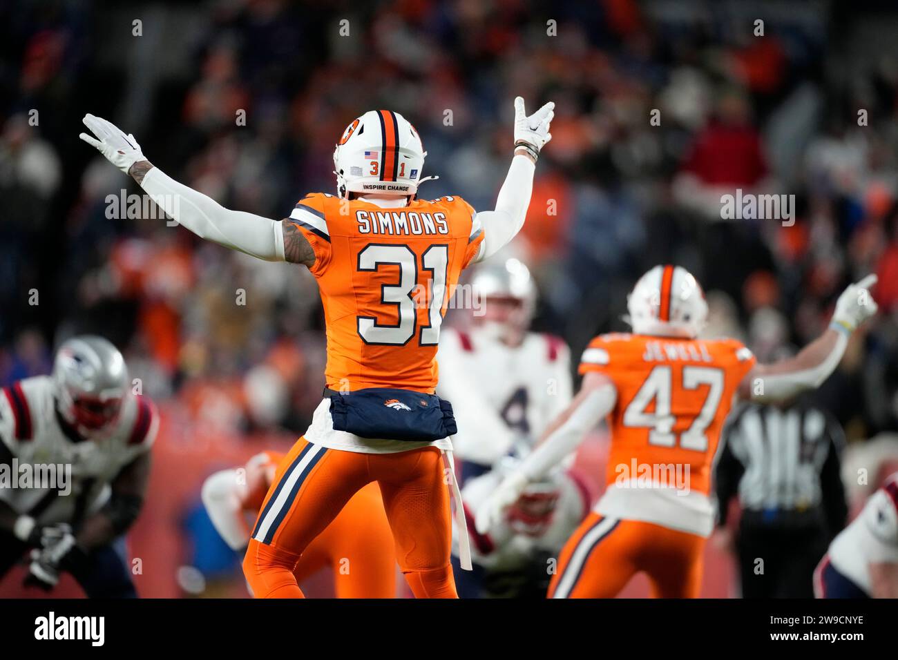 Denver Broncos safety Justin Simmons (31) in the first half of an NFL ...