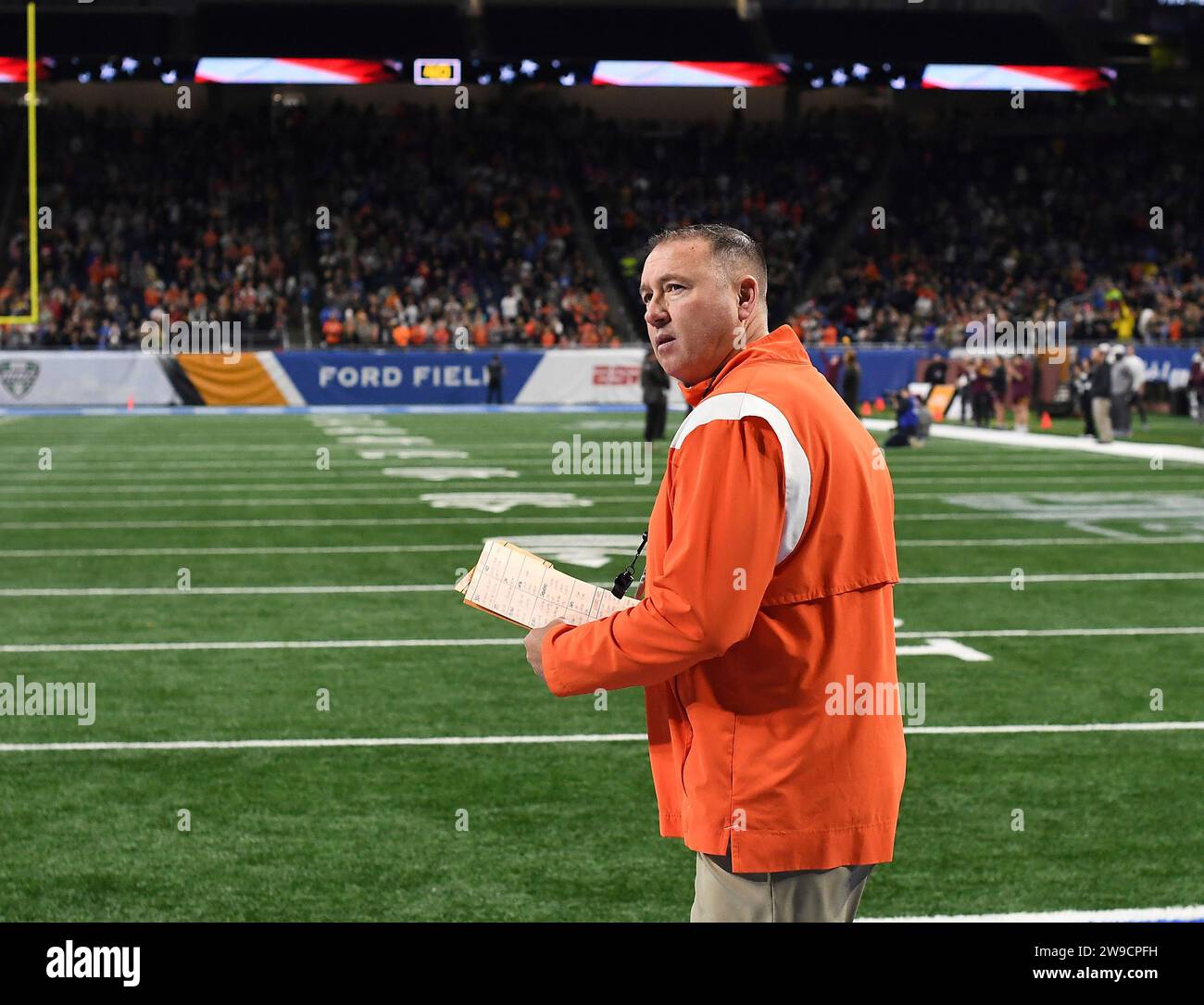 December 26, 2023, Detroit, Michigan, U.S: Bowling Green Head Coach ...