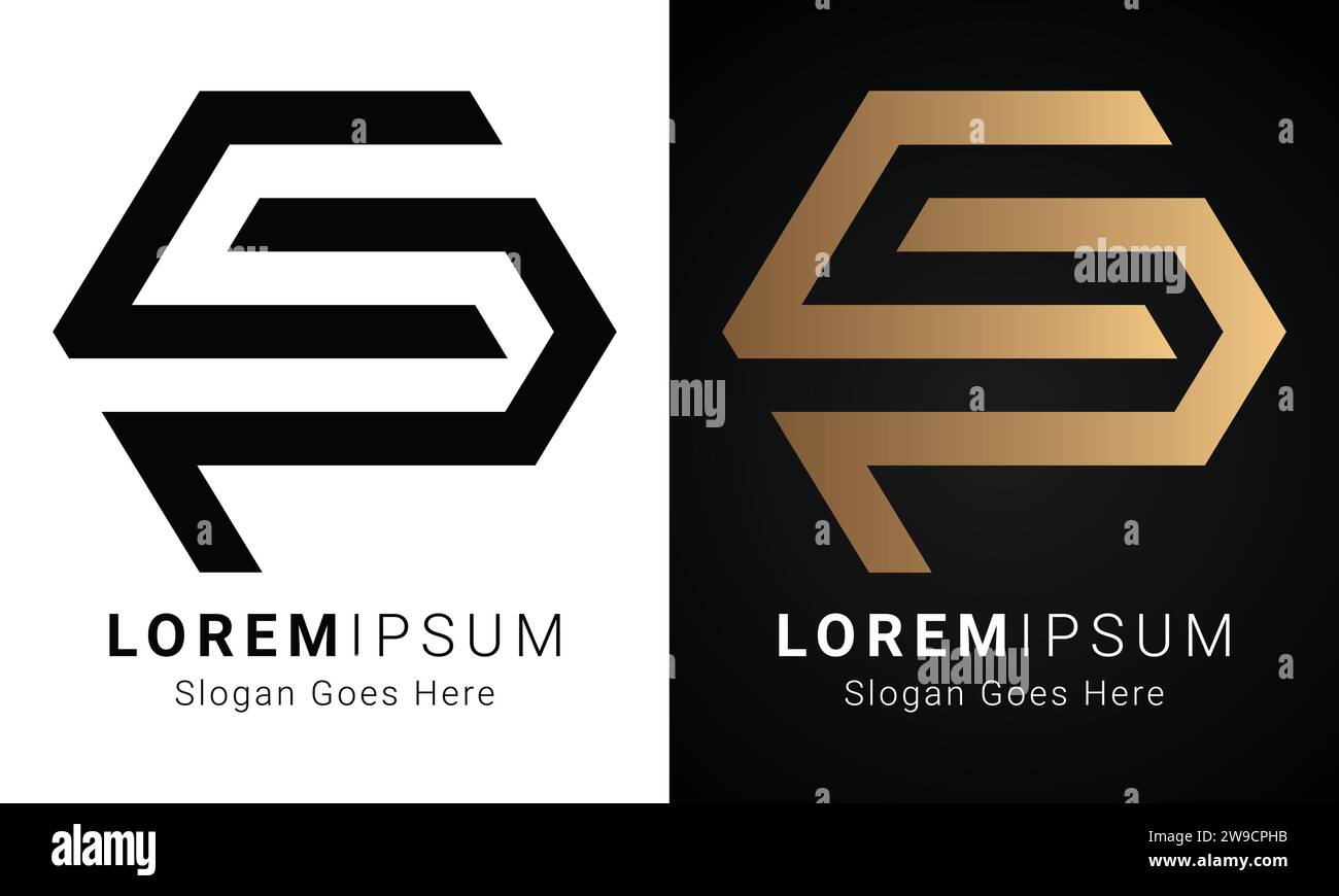 Luxury Initial CP or PC Monogram Text Letter Logo Design Stock Vector Image & Art - Alamy