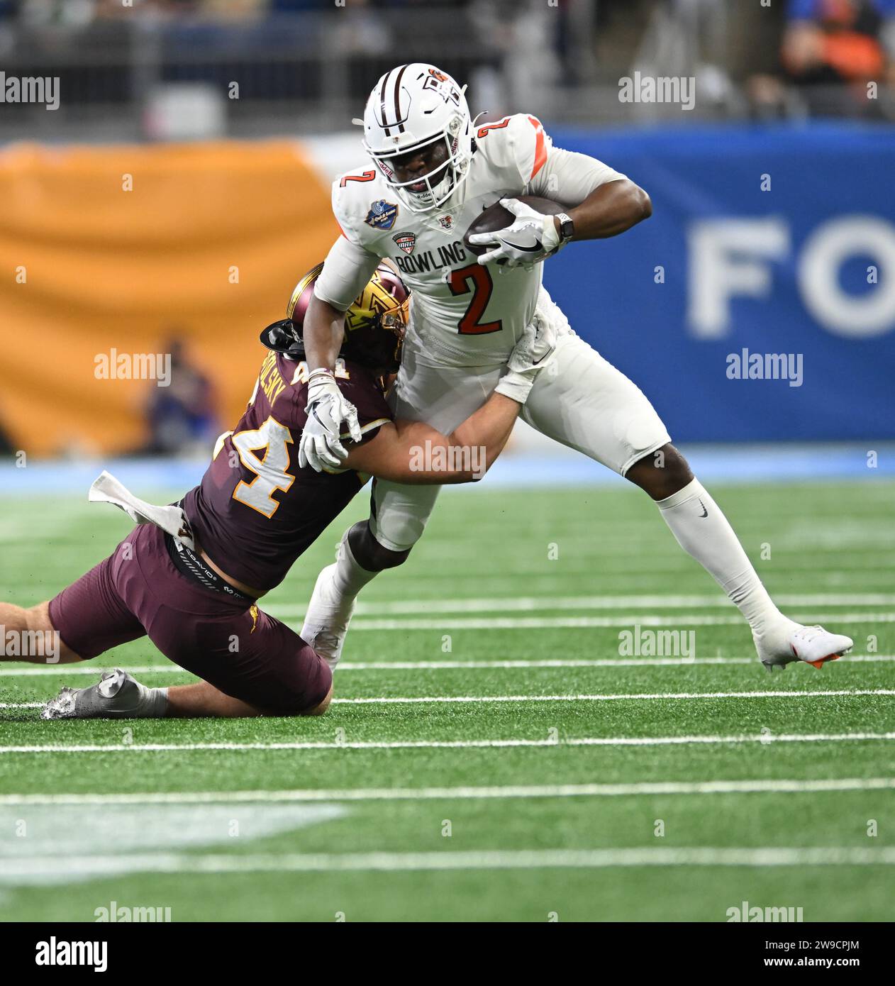Detroit, Michigan, USA. 26th Dec, 2023. Bowling Green Wide Receiver ...