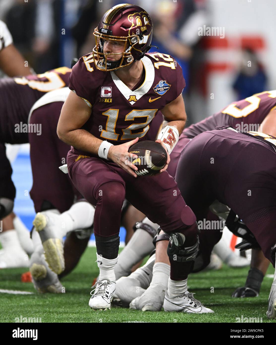 Detroit, Michigan, USA. 26th Dec, 2023. Minnesota Quarterback, COLE ...