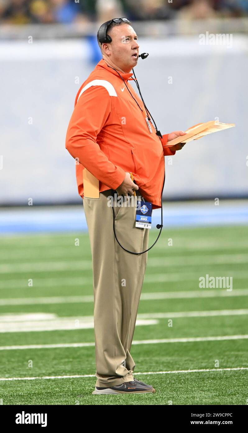 December 26, 2023, Detroit, Michigan, U.S: Bowling Green Head Coach ...
