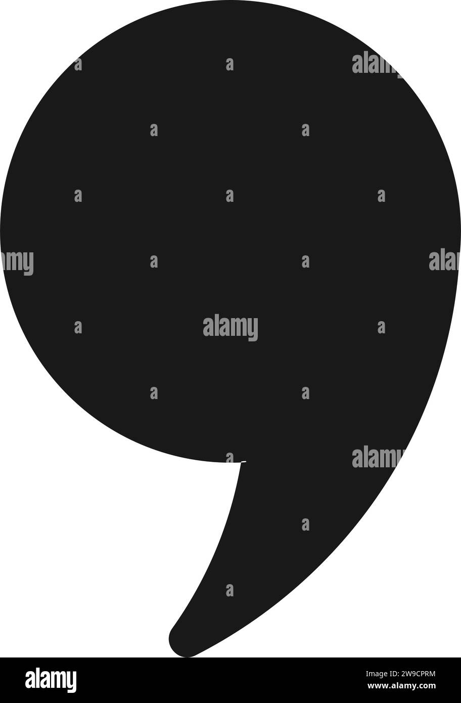 comma symbol icon vector illustration design Stock Vector Image & Art ...