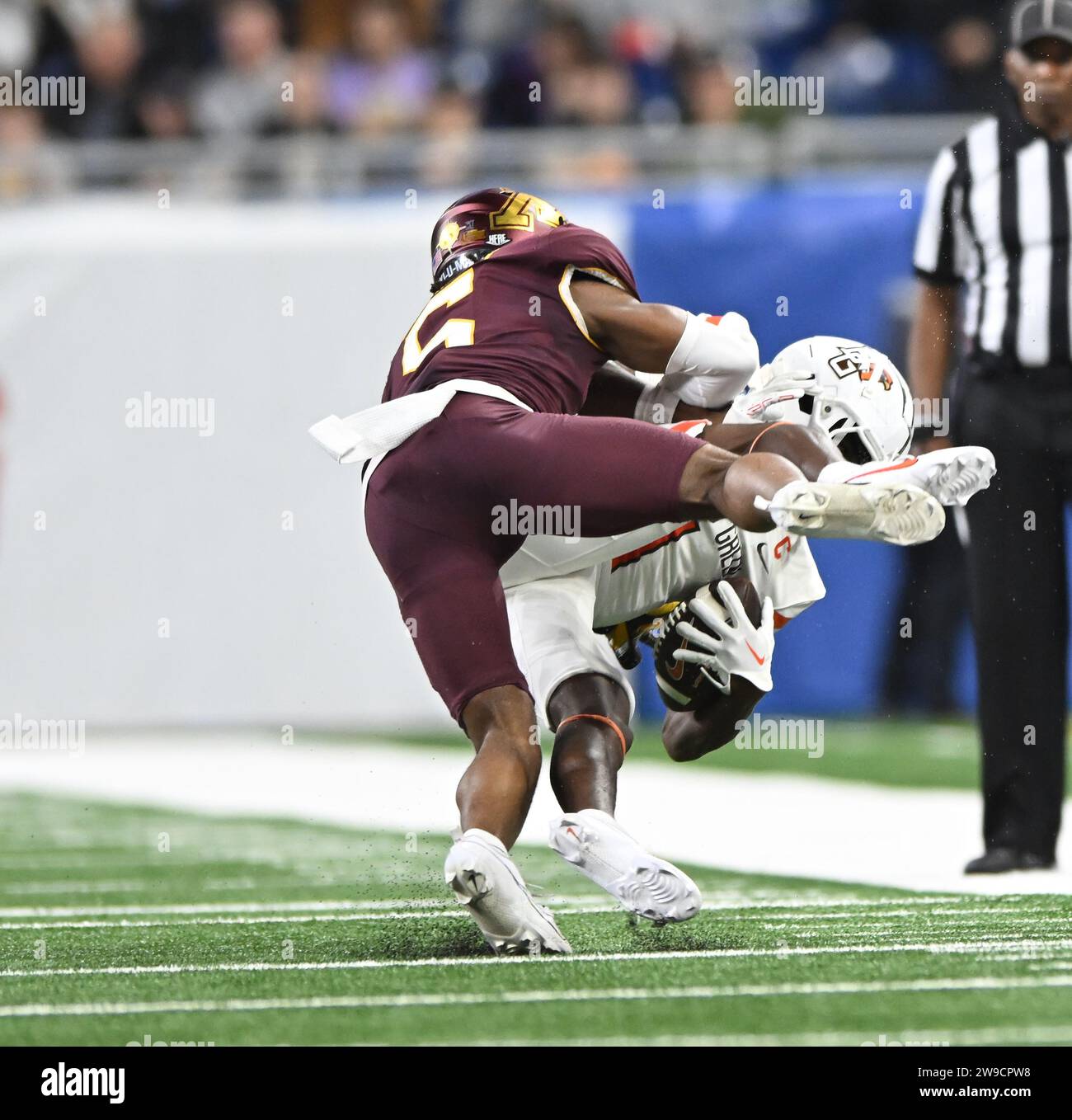 Detroit, Michigan, USA. 26th Dec, 2023. Bowling Green Wide Receiver ...