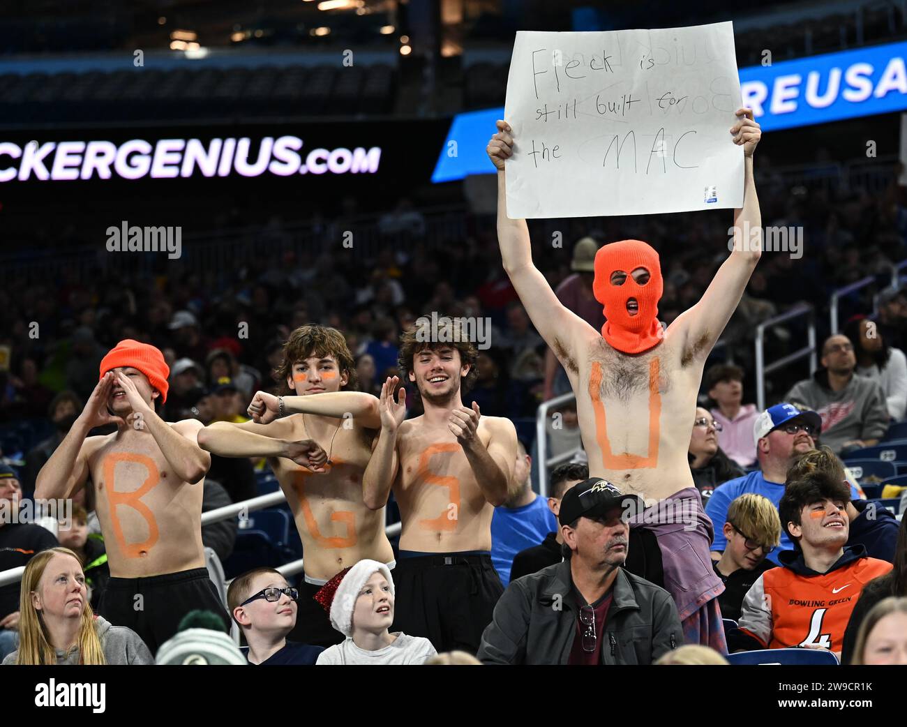 Detroit, Michigan, USA. 26th Dec, 2023. Fans during a game between ...