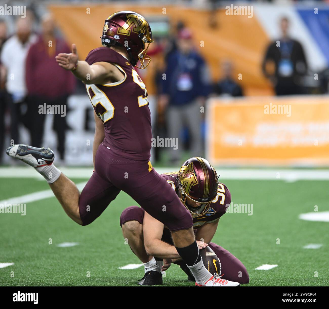 Detroit, Michigan, USA. 26th Dec, 2023. Kicker, DRAGAN KESICH #99 ...