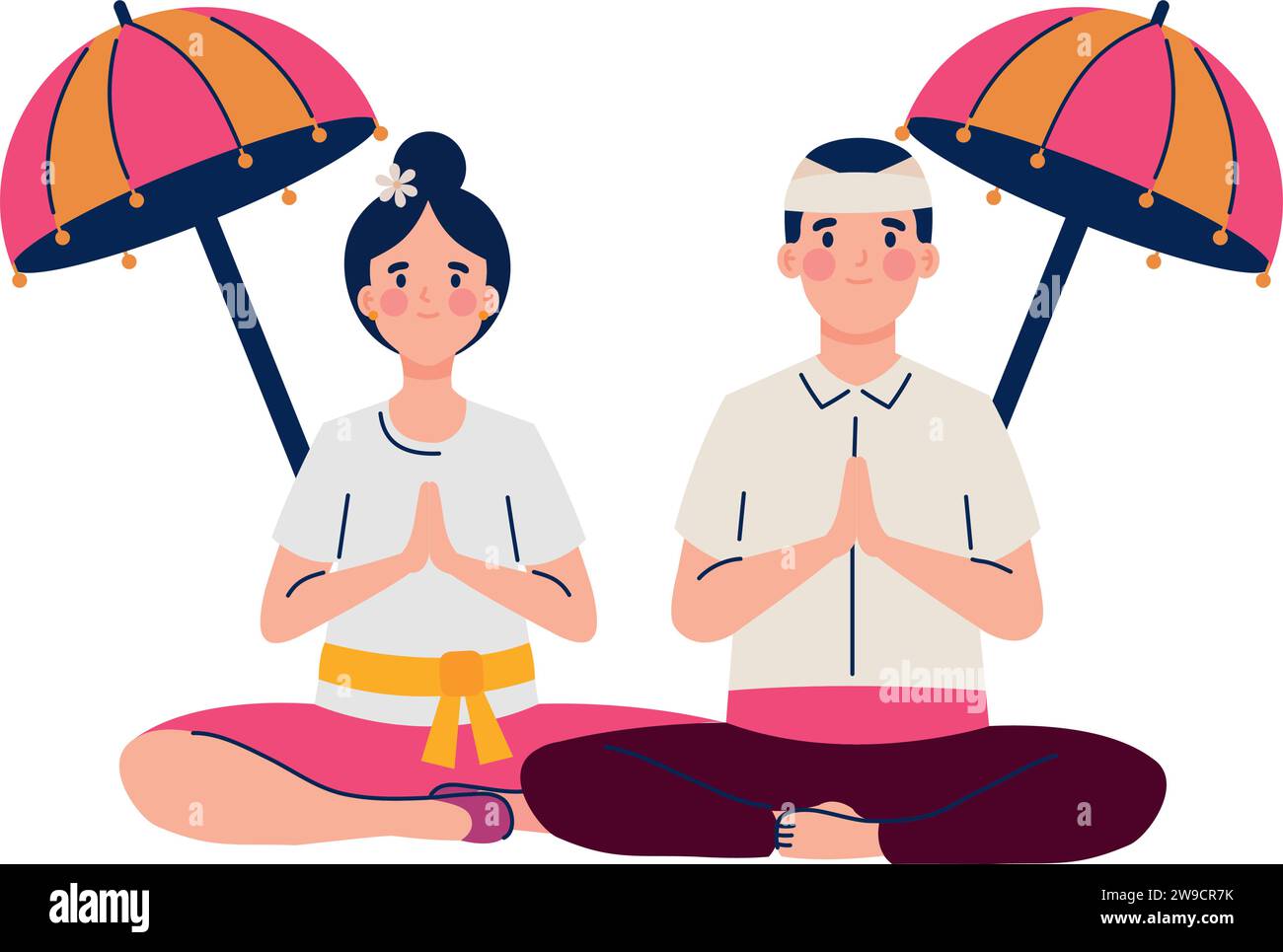 nyepi couple characters Stock Vector Image & Art - Alamy