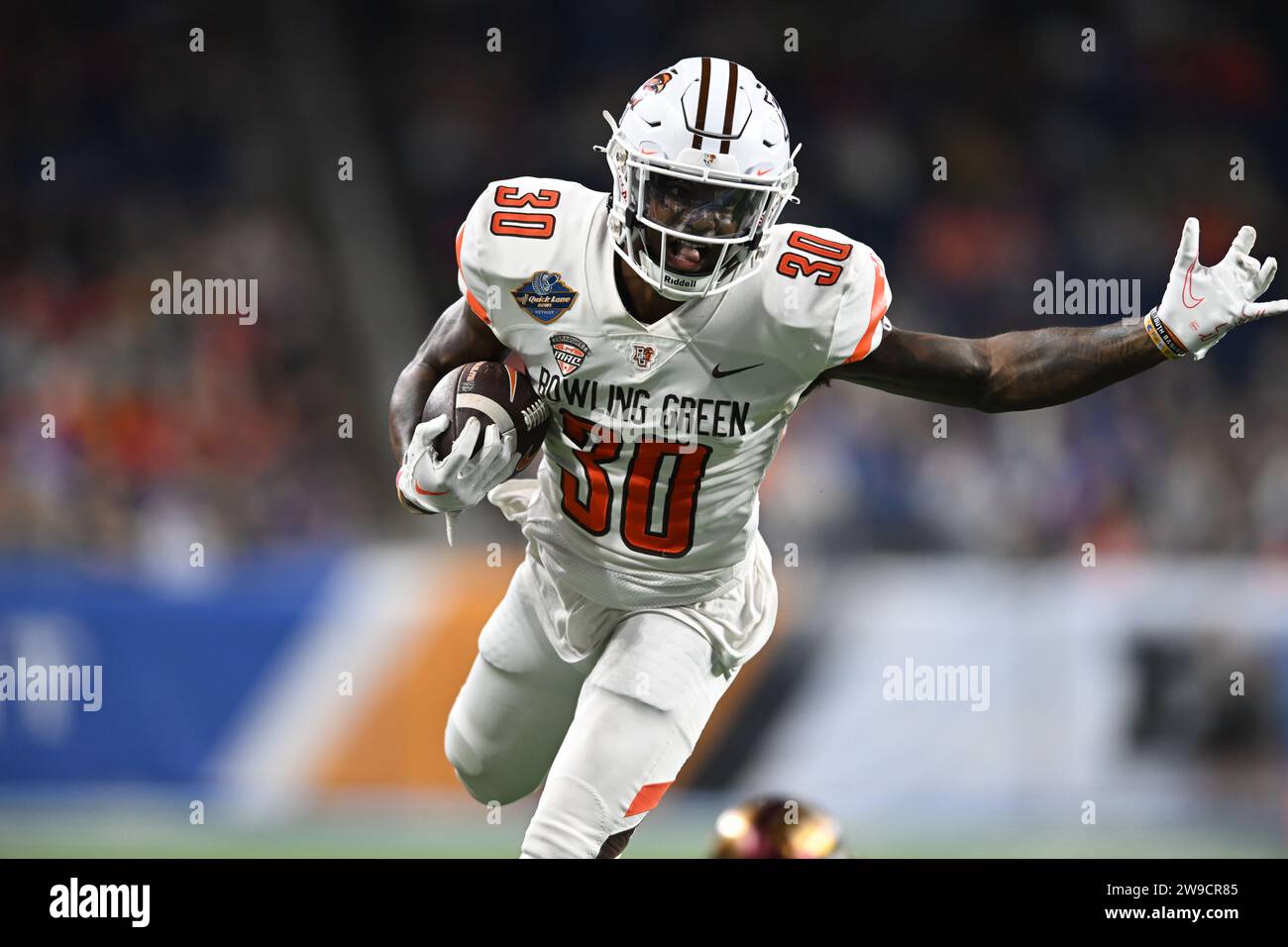 Detroit, Michigan, USA. 26th Dec, 2023. Bowling Green Running Back ...