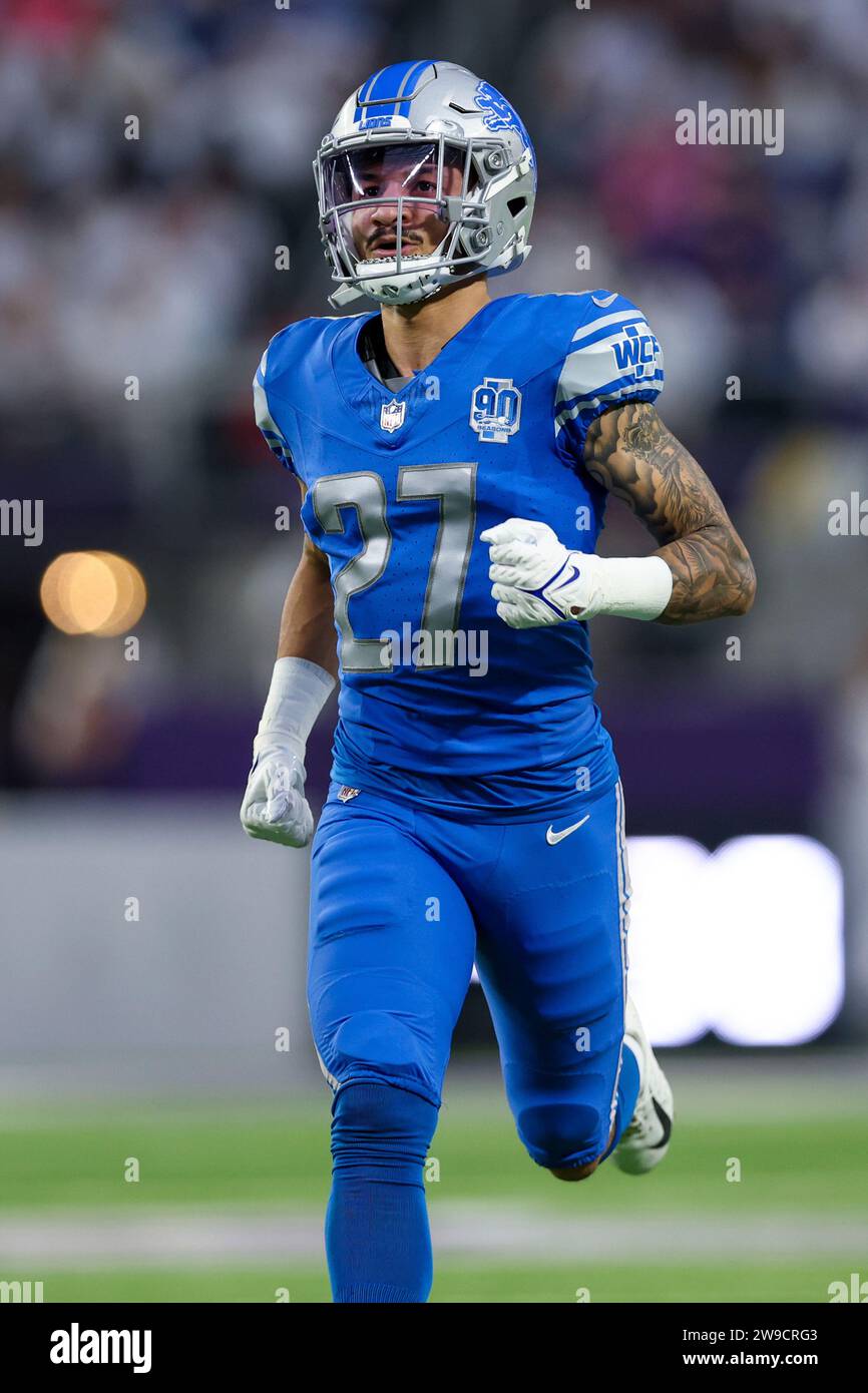 Detroit Lions cornerback Chase Lucas (27) in action during the second ...