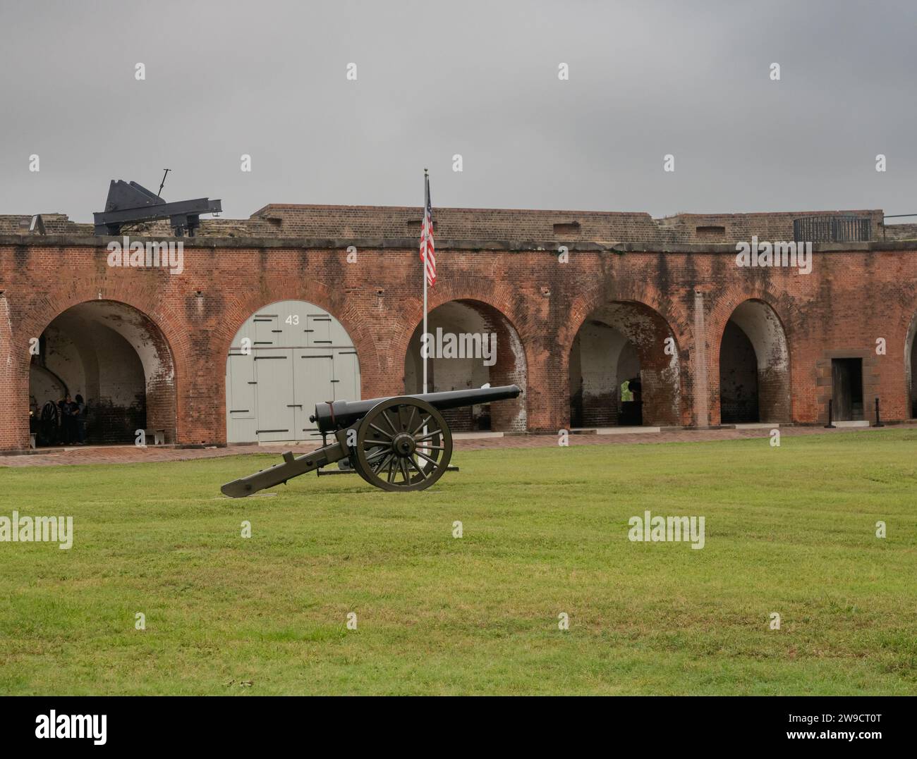 Fort Pulaski National Historic Monument near Savannah, Georgia, with a ...