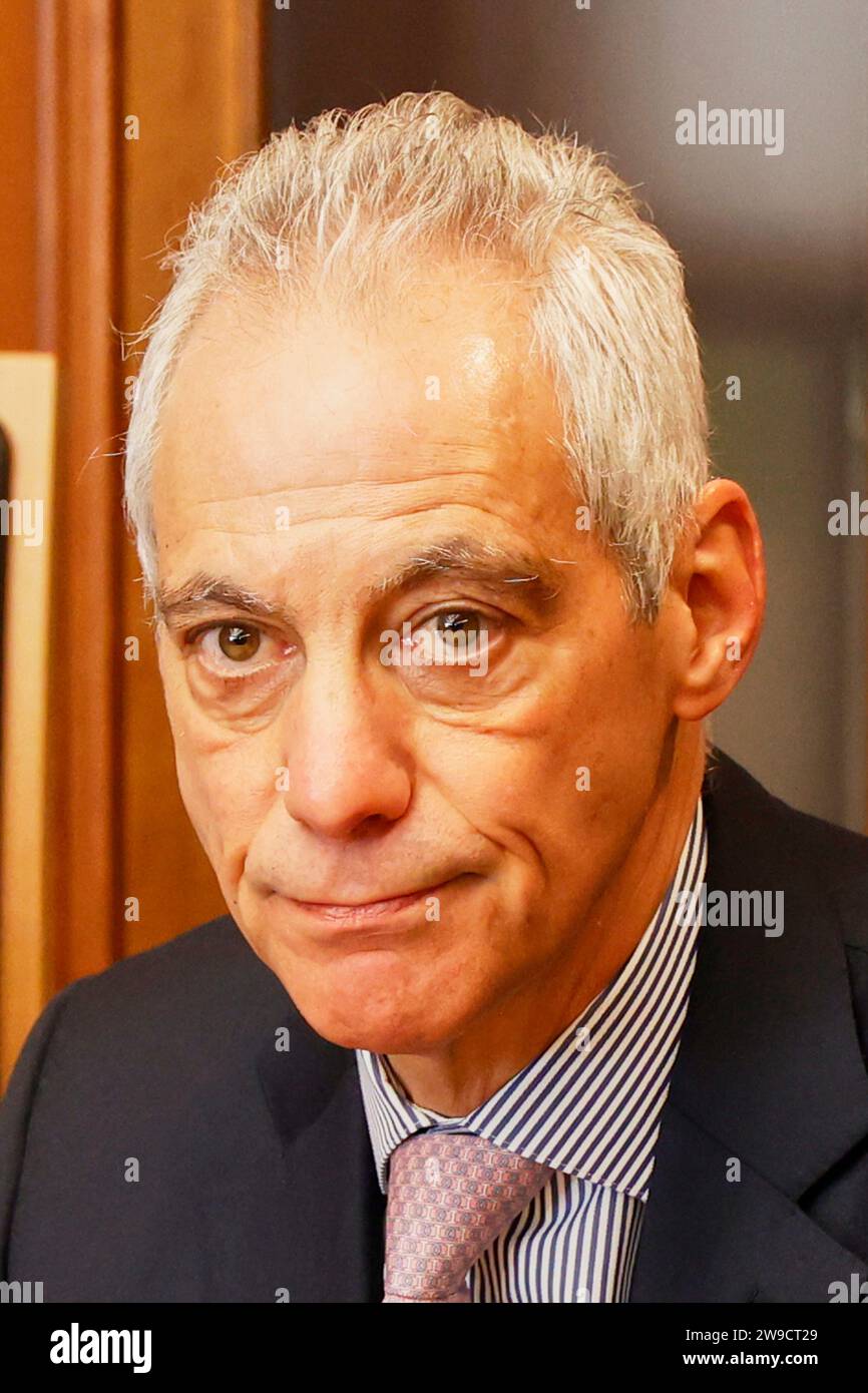 Tokyo, Japan. 27th Dec, 2023. Rahm Emanuel United States Ambassador to ...