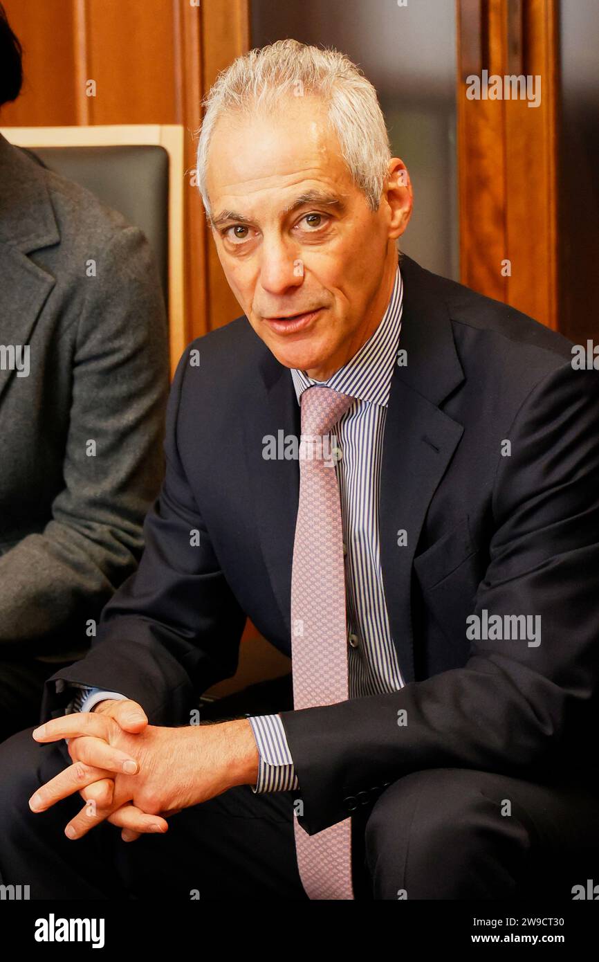 Tokyo, Japan. 27th Dec, 2023. Rahm Emanuel United States Ambassador to ...