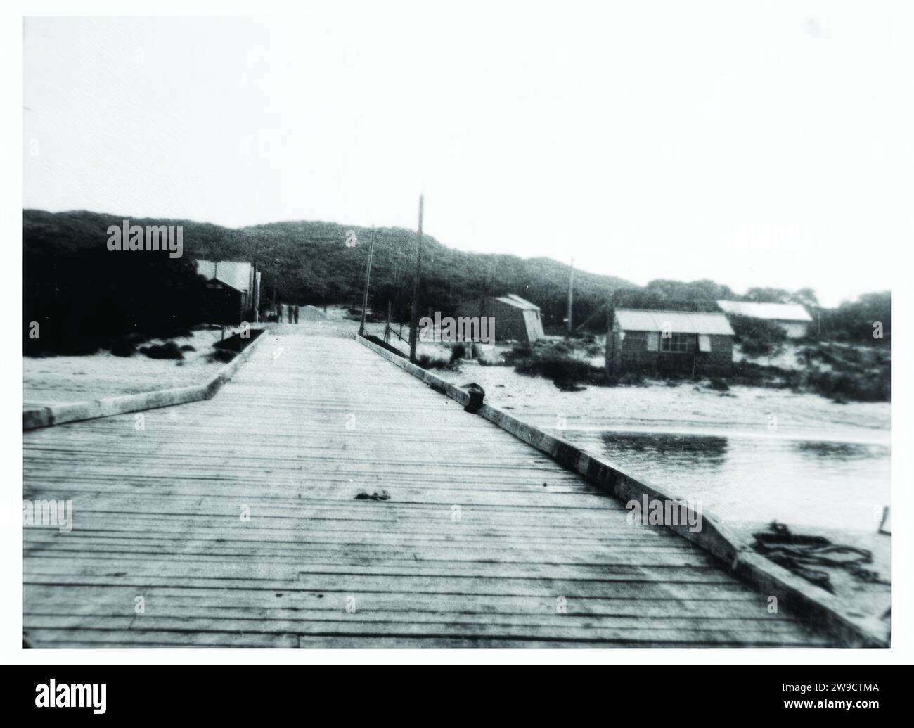 Views of the buildings at Careening Bay Camp, Garden Island, Western ...