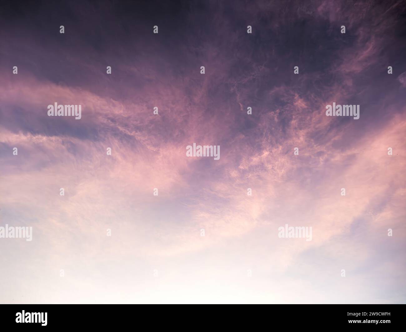 Beautiful Gradient Purple Sunset Sky Texture on Blue Hour Stock Photo ...