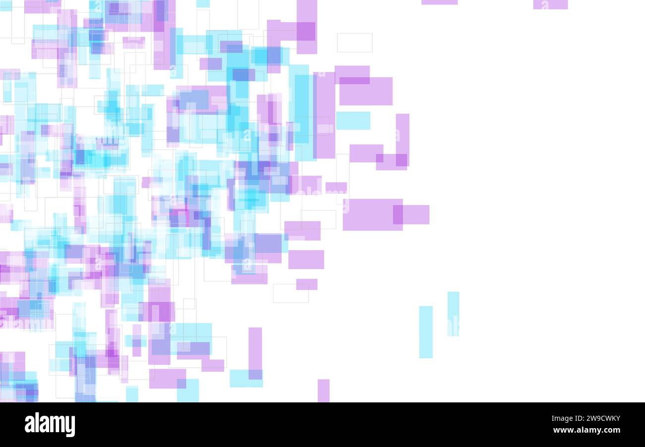 Minimal glossy geometric blue violet hi-res stock photography and ...