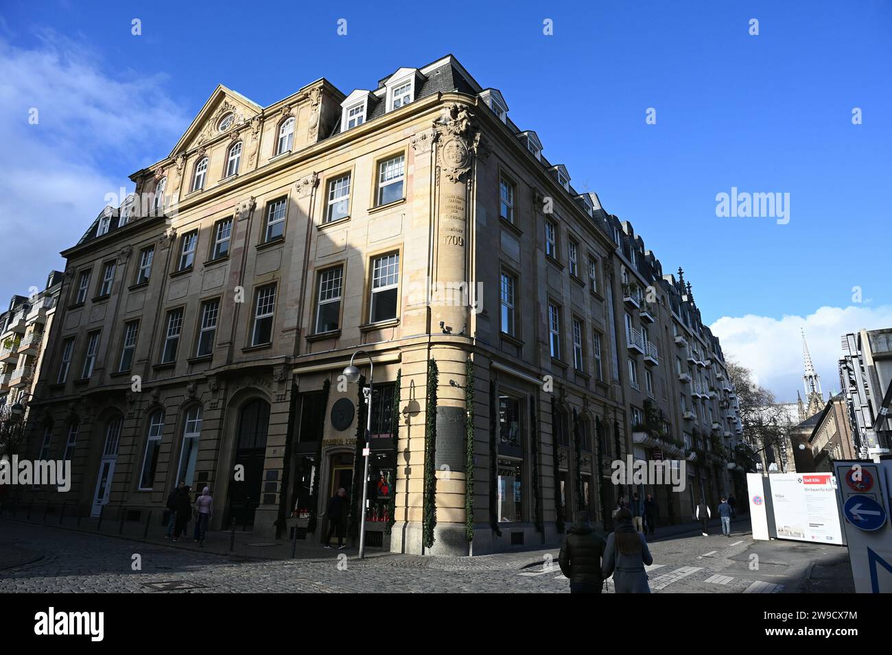 Cologne, Germany. 26th Dec, 2023. Farina Haus, home to the fragrance ...