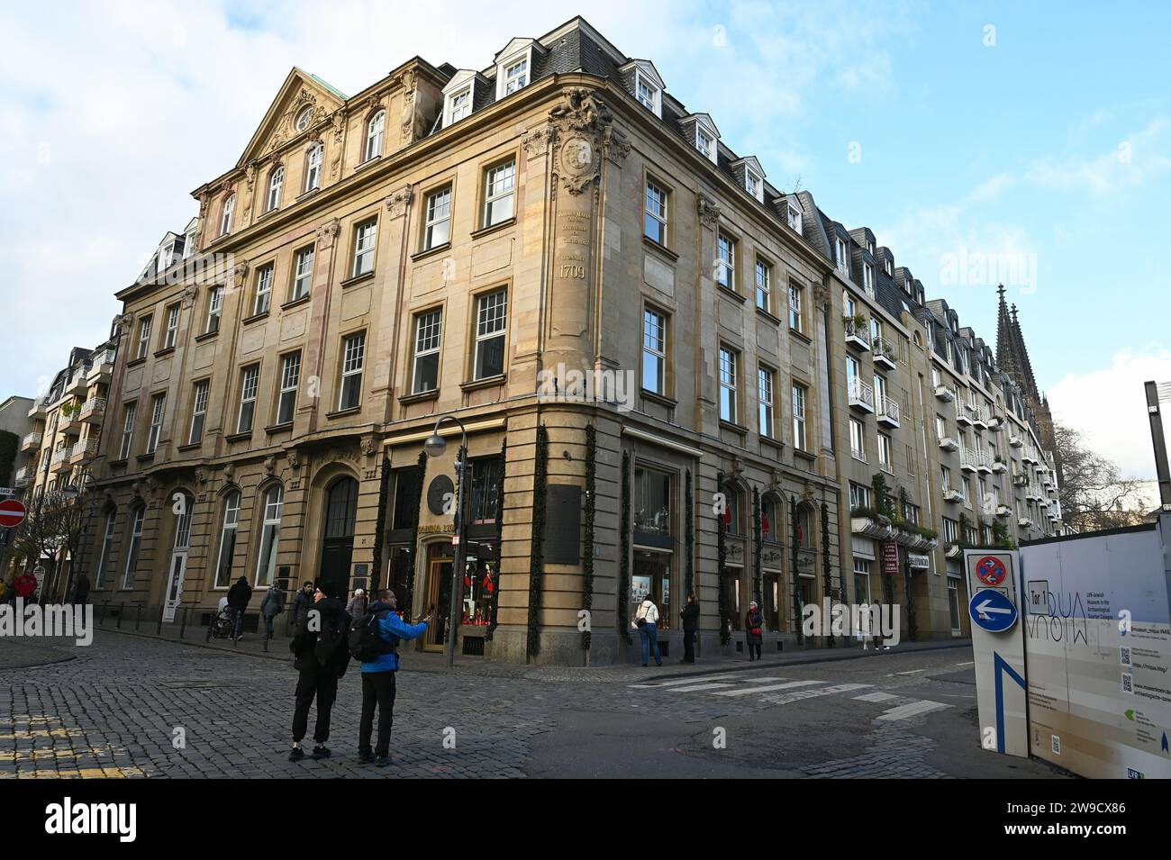 Cologne, Germany. 26th Dec, 2023. Farina Haus, home to the fragrance ...