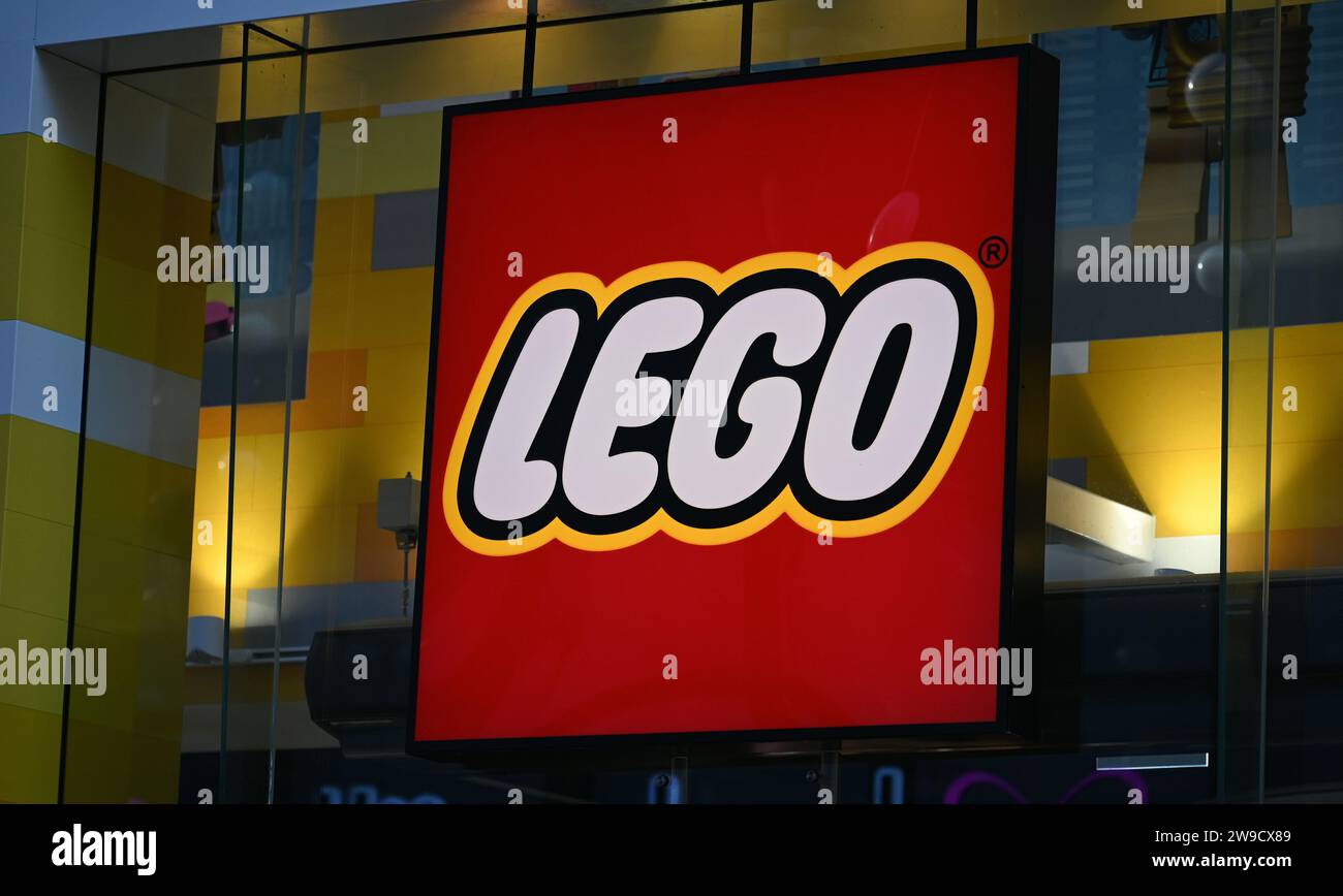 Cologne, Germany. 26th Dec, 2023. Logo, lettering of the toy ...