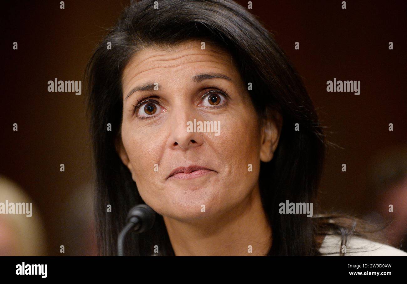 File Photo Dated January 18 2017 Of South Carolina Gov Nikki Haley