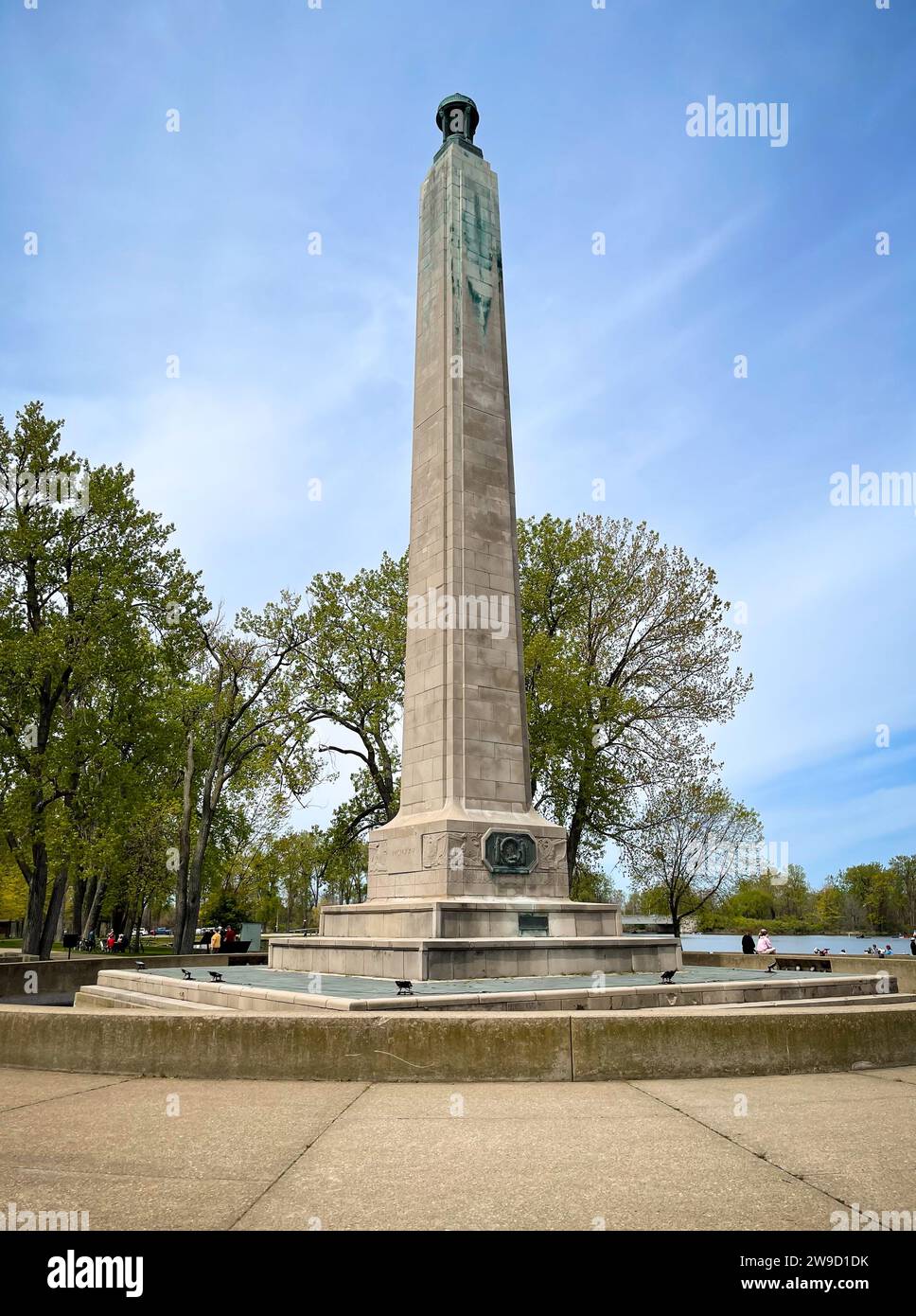 Perry Monument at Presque Isle State Park, Erie, Pennsylvania Stock ...