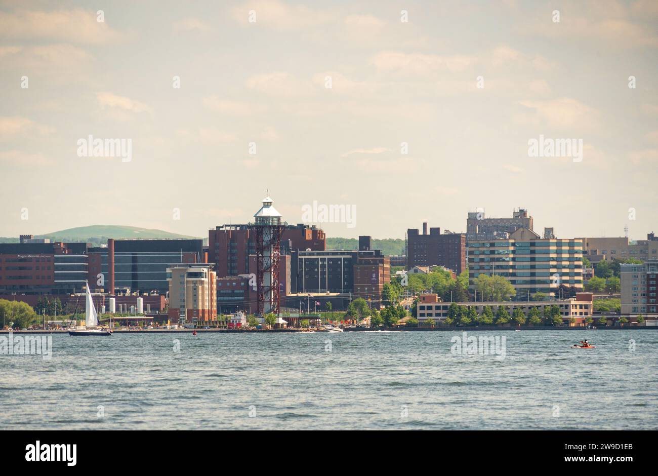 The Erie Skyline as Seen from the Bicentennial Tower on a Summer Day ...