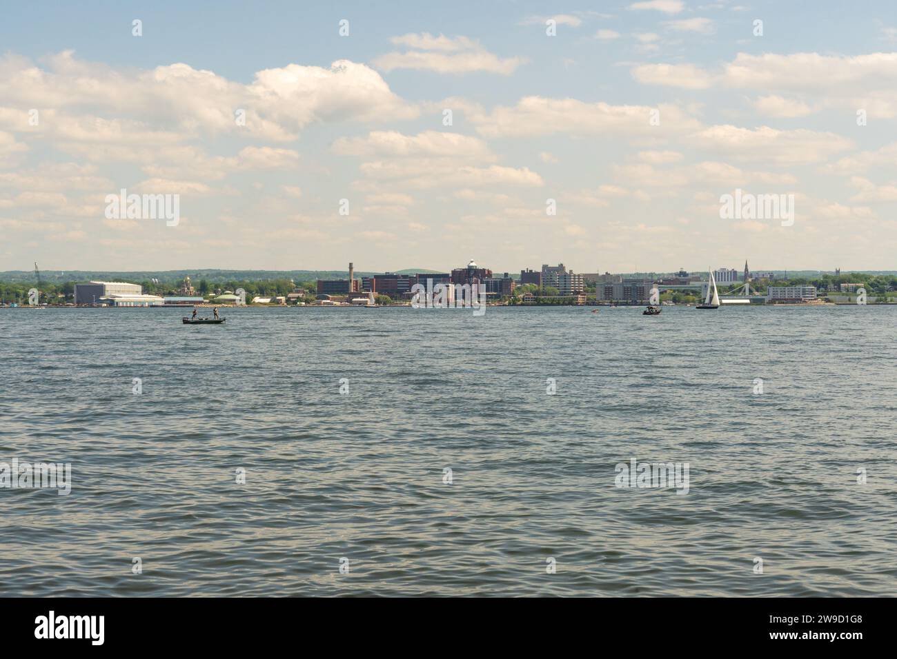 The Erie Skyline as Seen from the Bicentennial Tower on a Summer Day ...