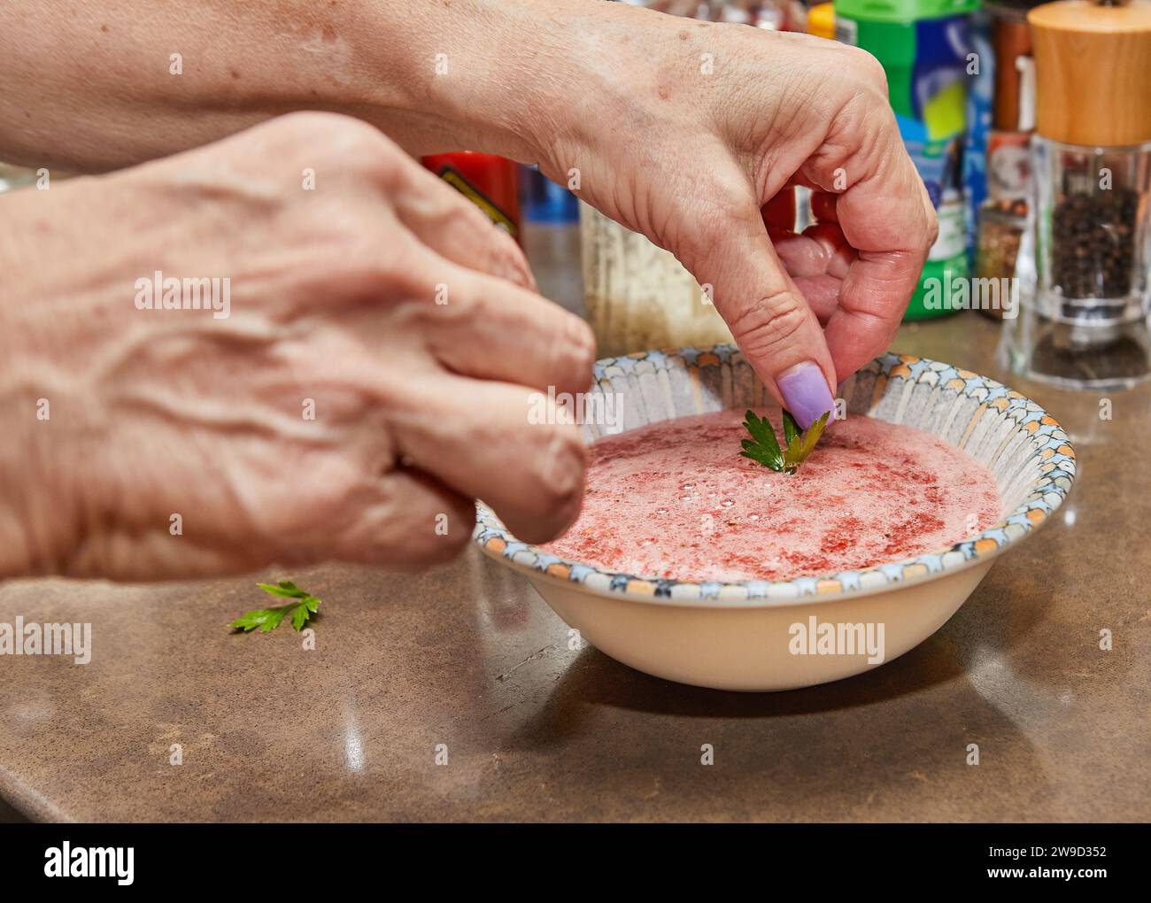 Professional and skillful chef cooking dishes in kitchen hi-res stock ...