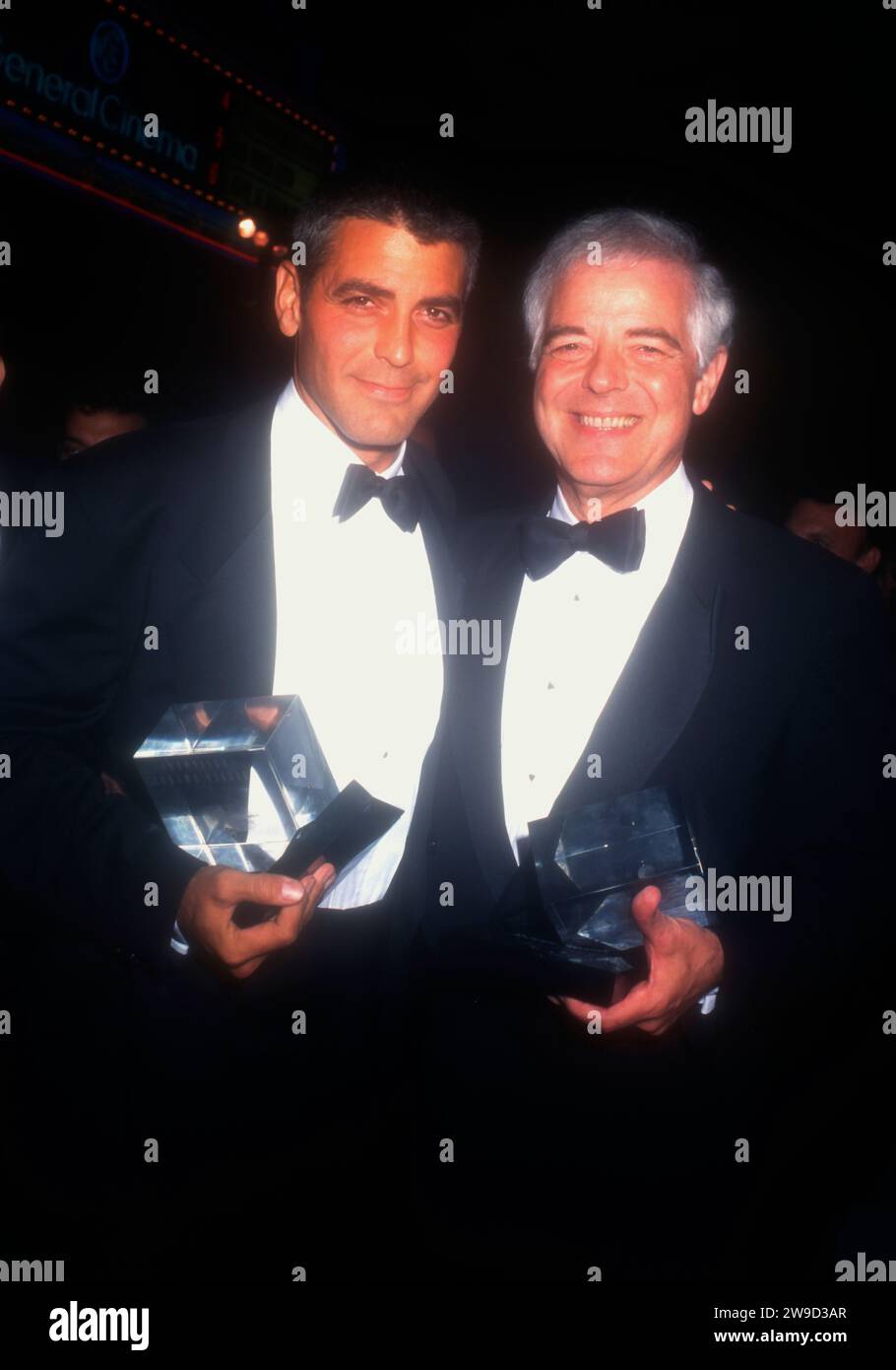 Hollywood, California, USA 5th October 1996 (L-R) Actor George Clooney ...