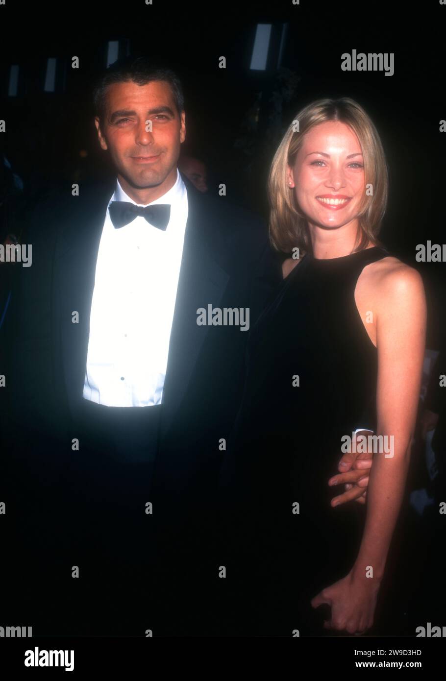 Hollywood, California, USA 5th October 1996 (L-R) Actor George Clooney ...