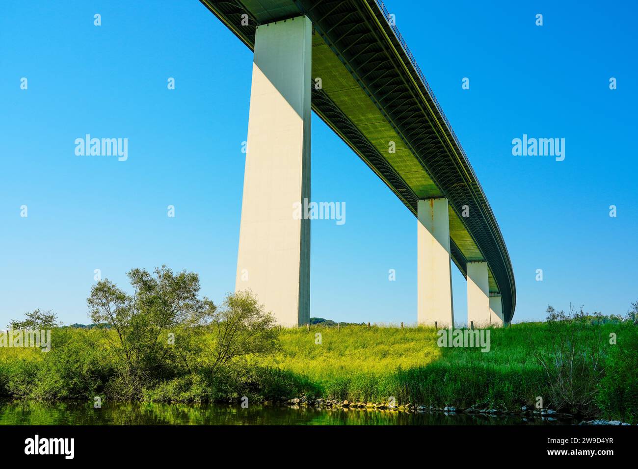 Mintarder Ruhr Valley Bridge with the surrounding nature. Landscape in ...