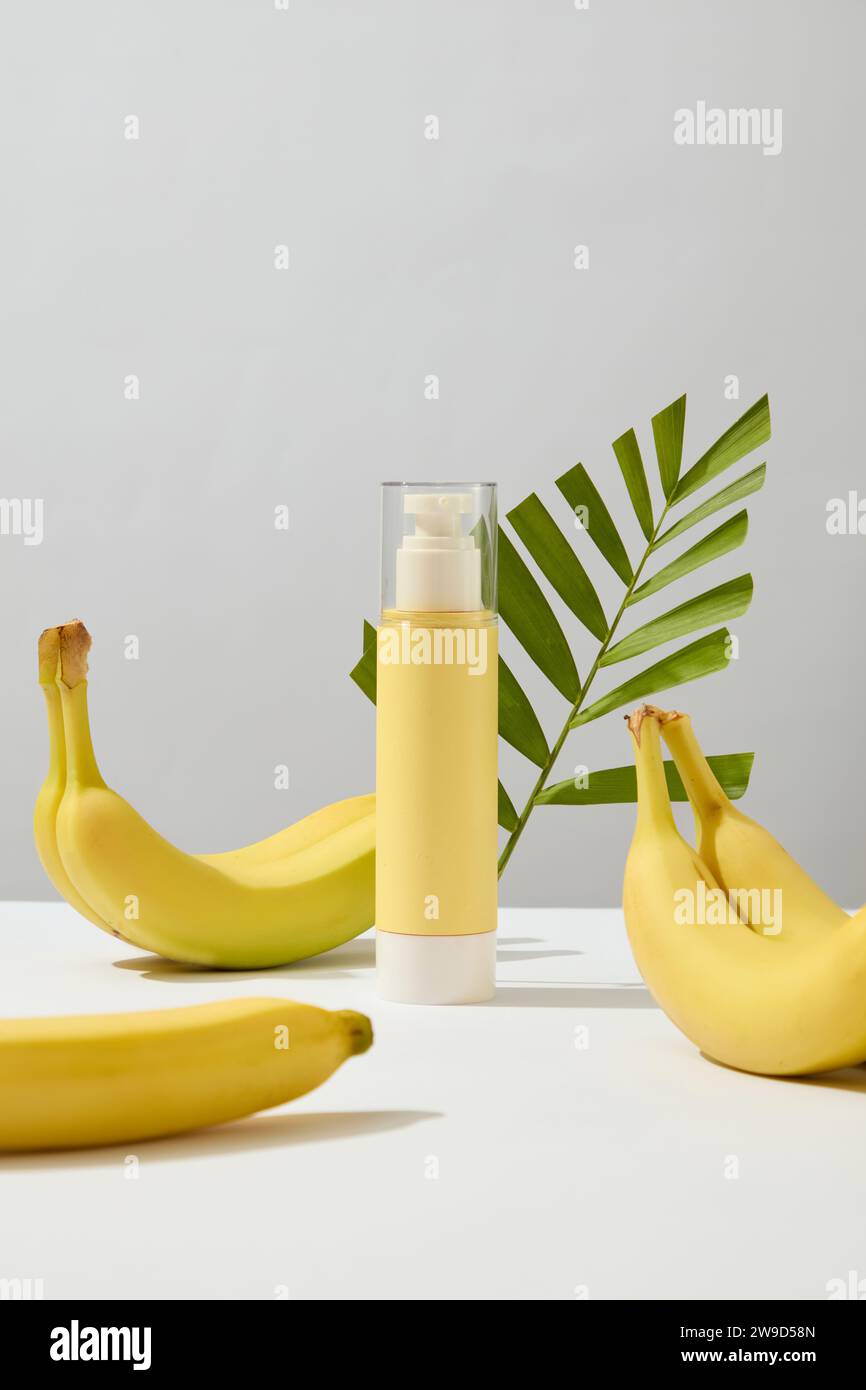 Minimal concept for advertising and branding cosmetic product with ...