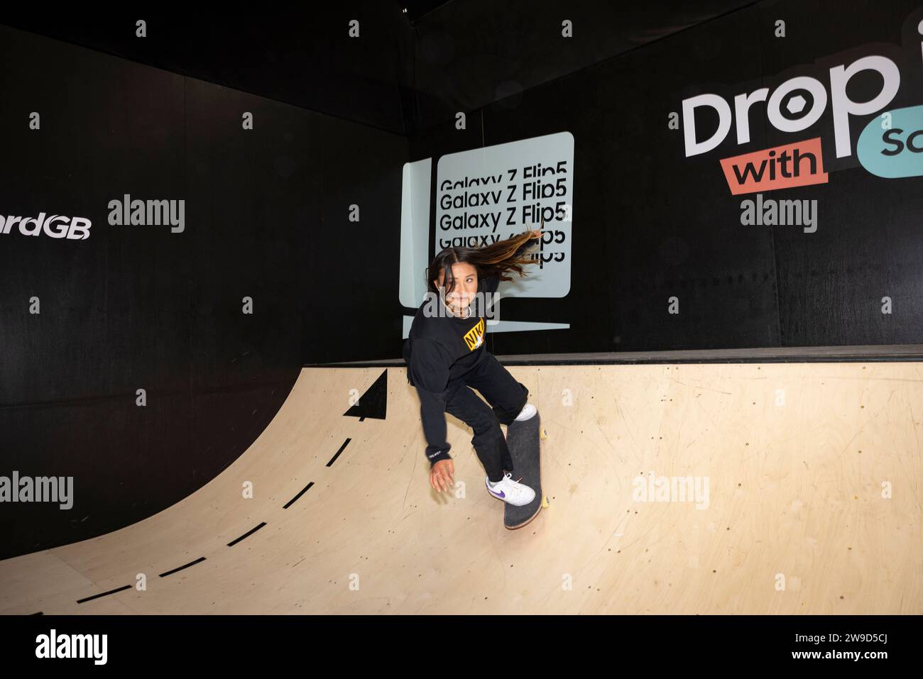 Sky Brown, professional skateboarder and surfer, won the bronze medal ...