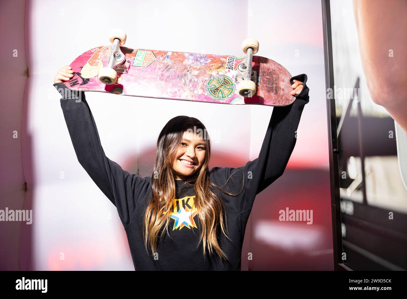 Sky Brown, professional skateboarder and surfer, won the bronze medal ...