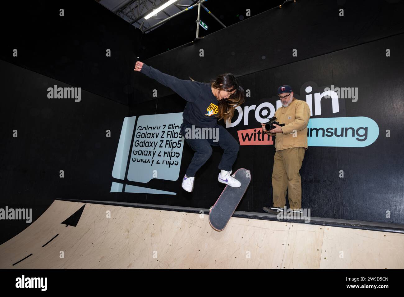 Sky Brown, professional skateboarder and surfer, won the bronze medal ...