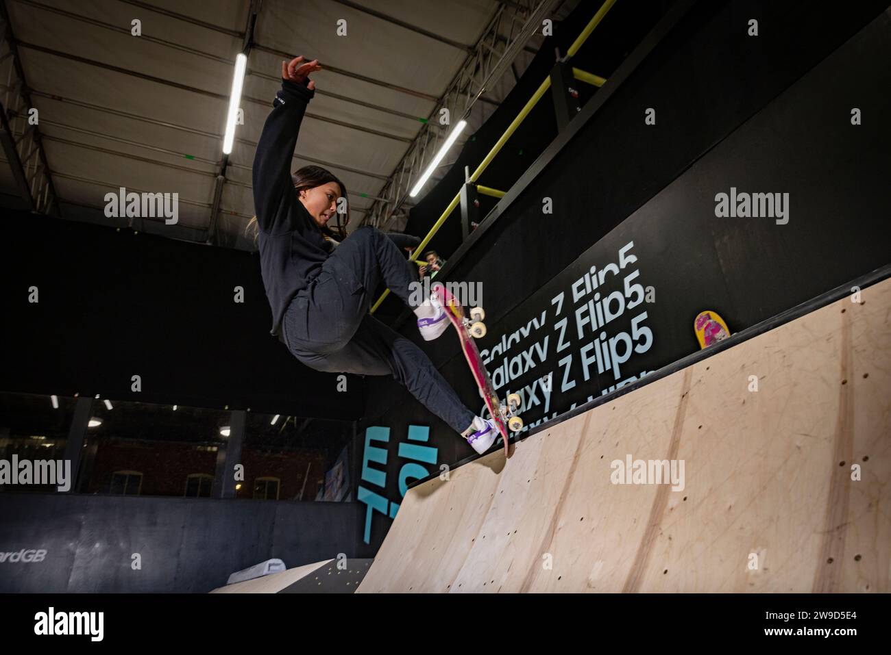 Sky Brown, professional skateboarder and surfer, won the bronze medal ...