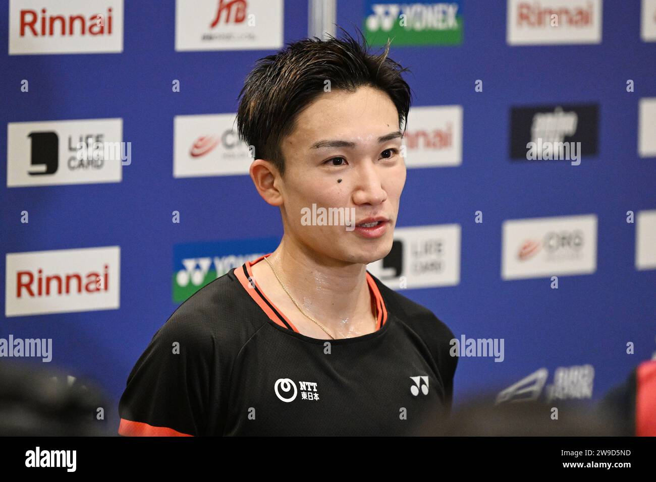 Musashino Forest Sport Plaza, Tokyo, Japan. 27th Dec, 2023. Kento Momota, DECEMBER 27, 2023 ...