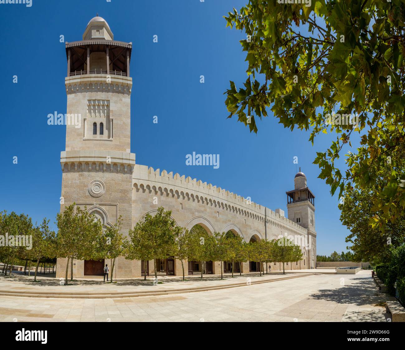 King Hussein Mosque, Amman city, Jordan Stock Photo - Alamy