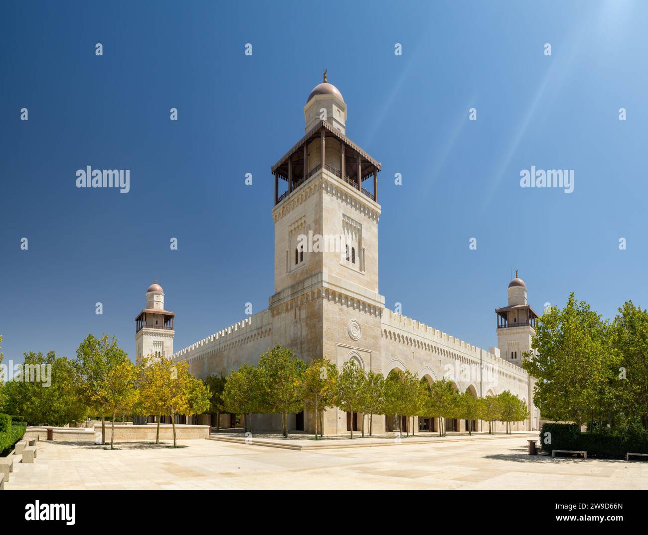 King Hussein Mosque, Amman city, Jordan Stock Photo - Alamy