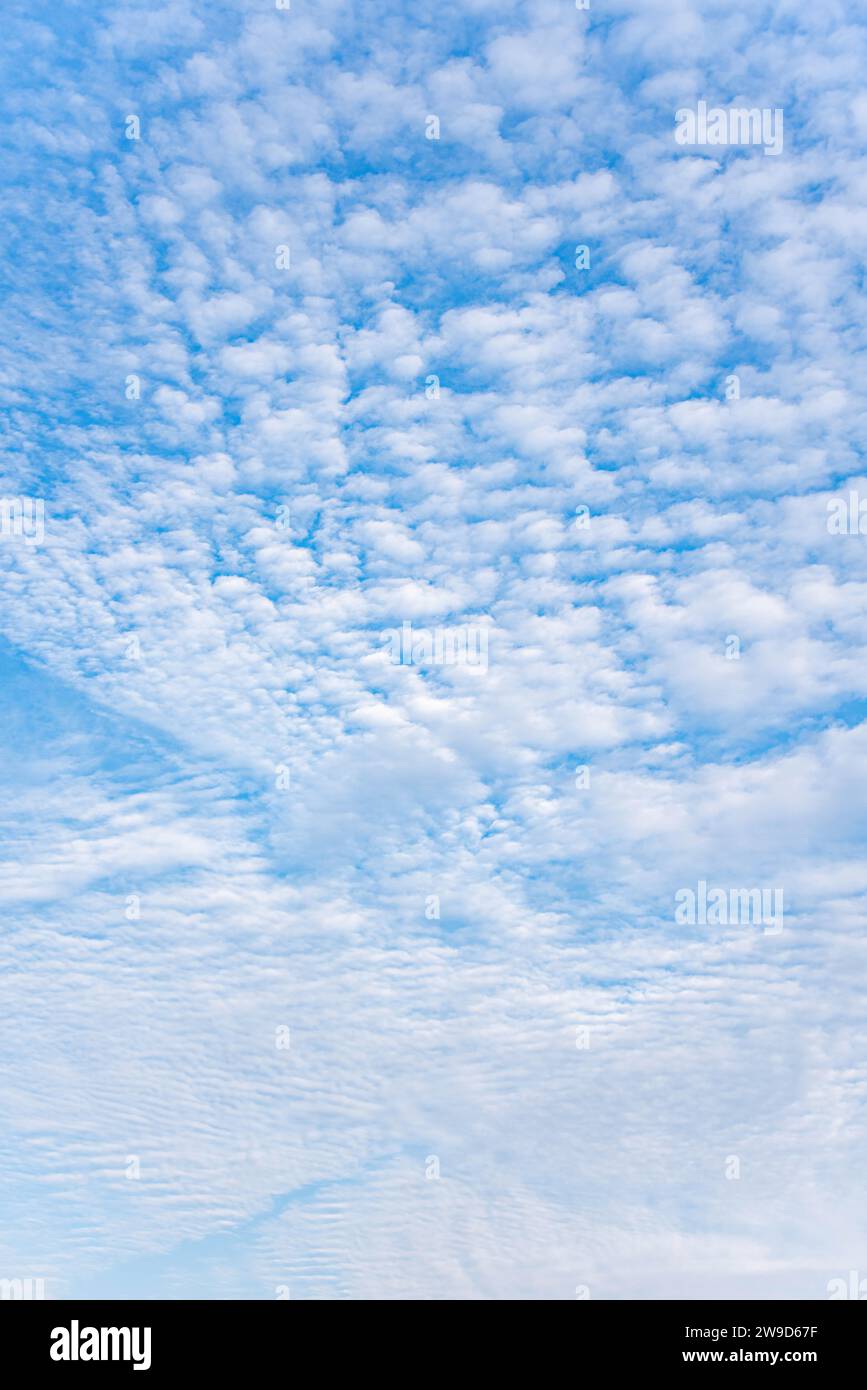 Mackerel sky over Yudu County, Ganzhou City, east China's Jiangxi ...