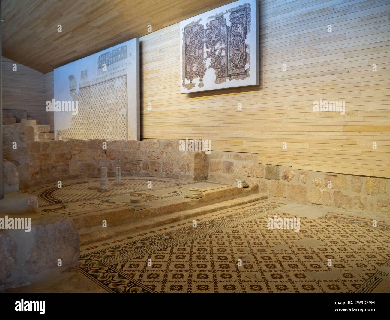 Mount Nebo church, place where Moses was granted a view of the Promised ...