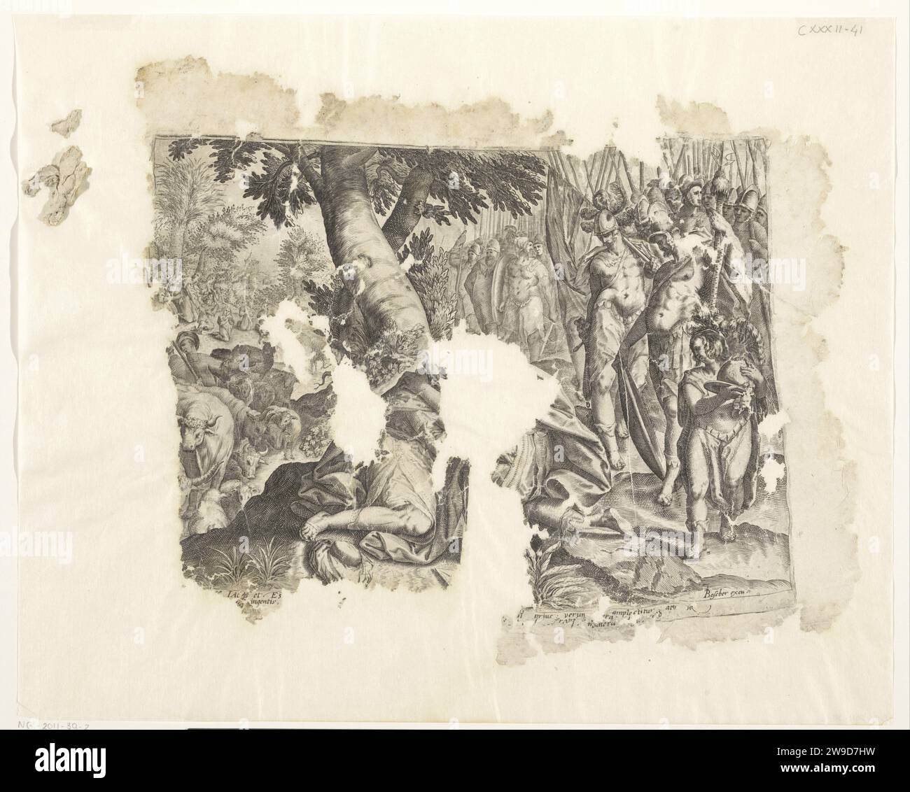 Reconciliation of Jakob and Esau, Zacharias Dolendo (Attributed to ...