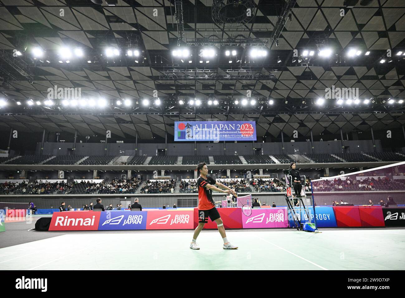 Musashino Forest Sport Plaza, Tokyo, Japan. 27th Dec, 2023. Kento Momota, DECEMBER 27, 2023 ...