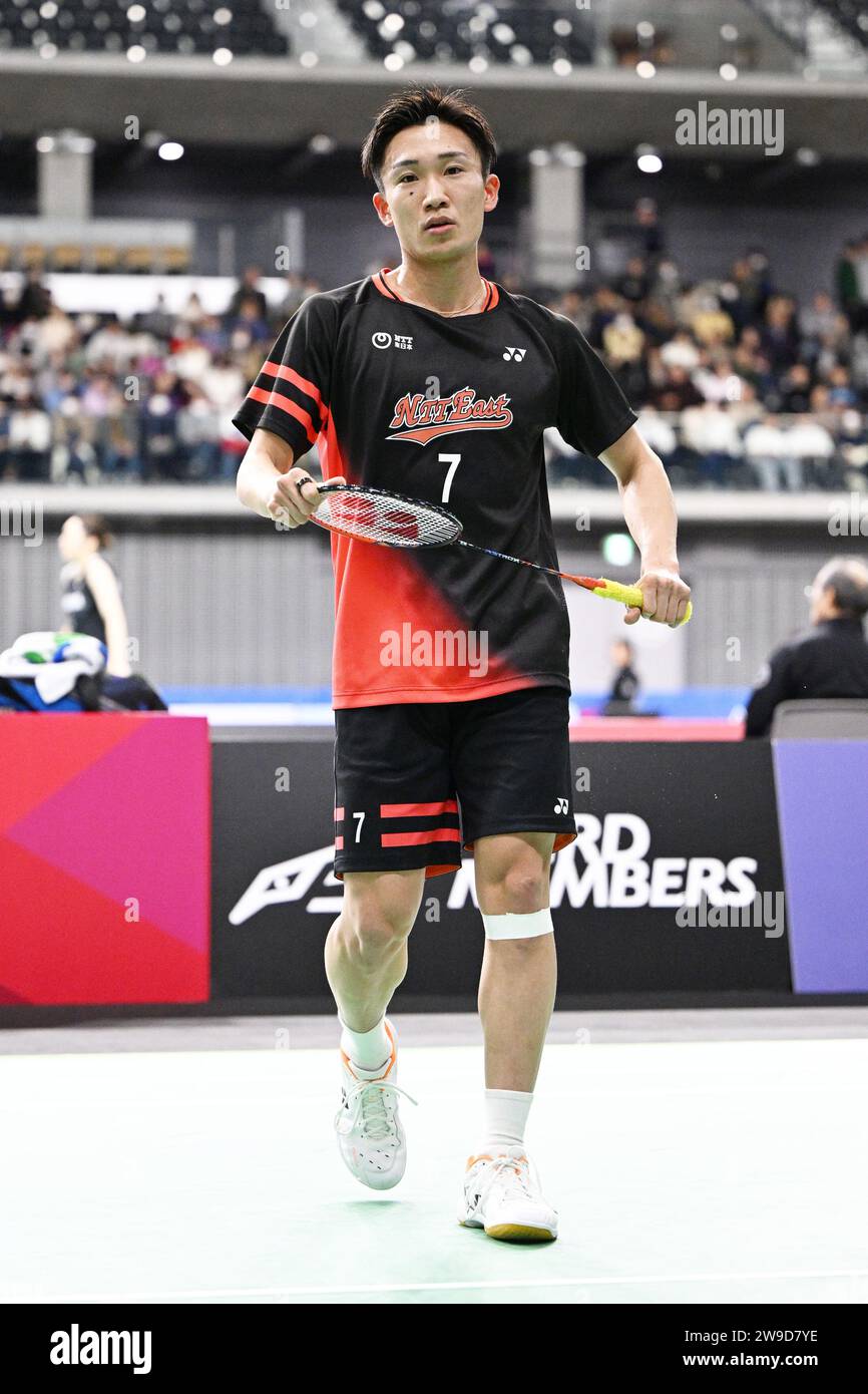 Musashino Forest Sport Plaza, Tokyo, Japan. 27th Dec, 2023. Kento Momota, DECEMBER 27, 2023 ...