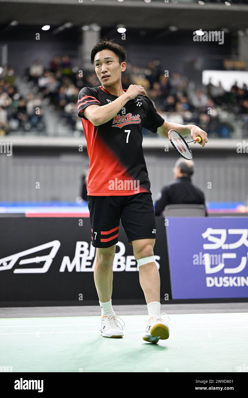 Musashino Forest Sport Plaza, Tokyo, Japan. 27th Dec, 2023. Kento Momota, DECEMBER 27, 2023 ...
