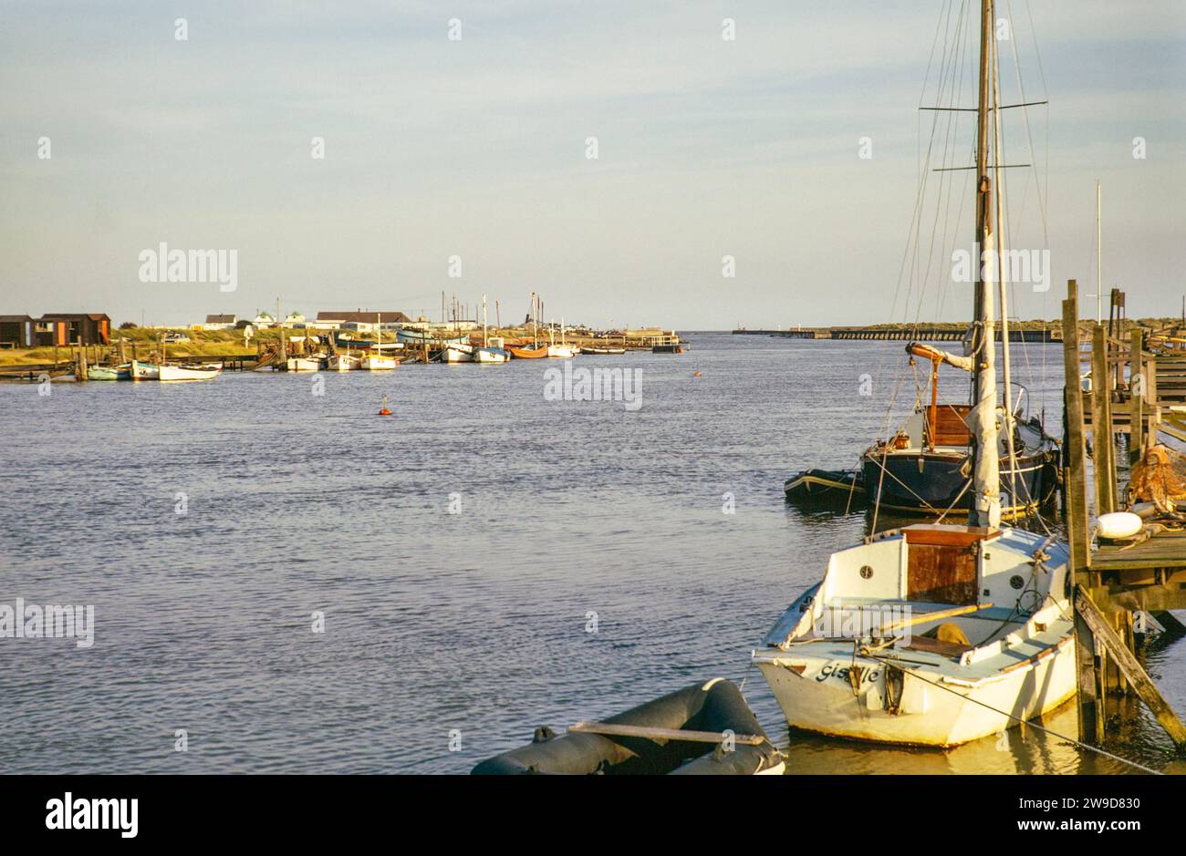 River Blyth looking across to Southwold from Walberswick, Suffolk ...