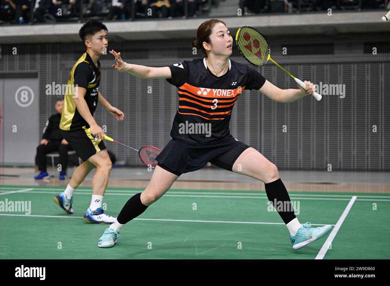 Yuichi Shimogami & Sayaka Hobara DECEMBER 27, 2023 - Badminton : All ...